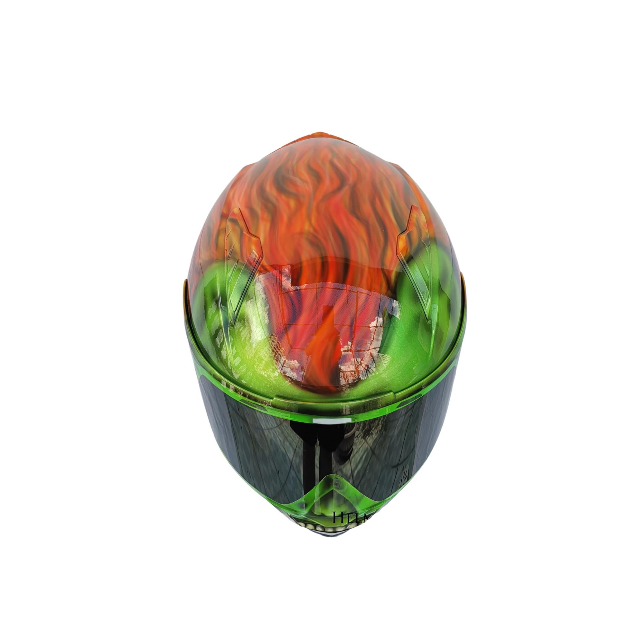 Custom Full-face Joker Motorcycle Helmet, Airbrushed Design, DOT/ECE ...