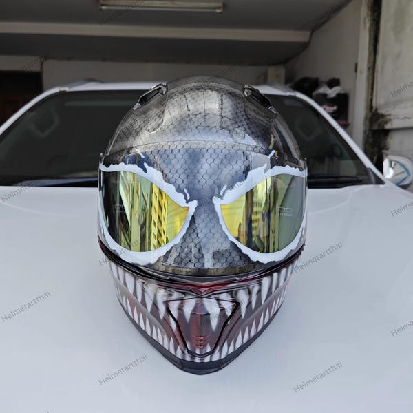 Venom Motorcycle Helmet - Etsy