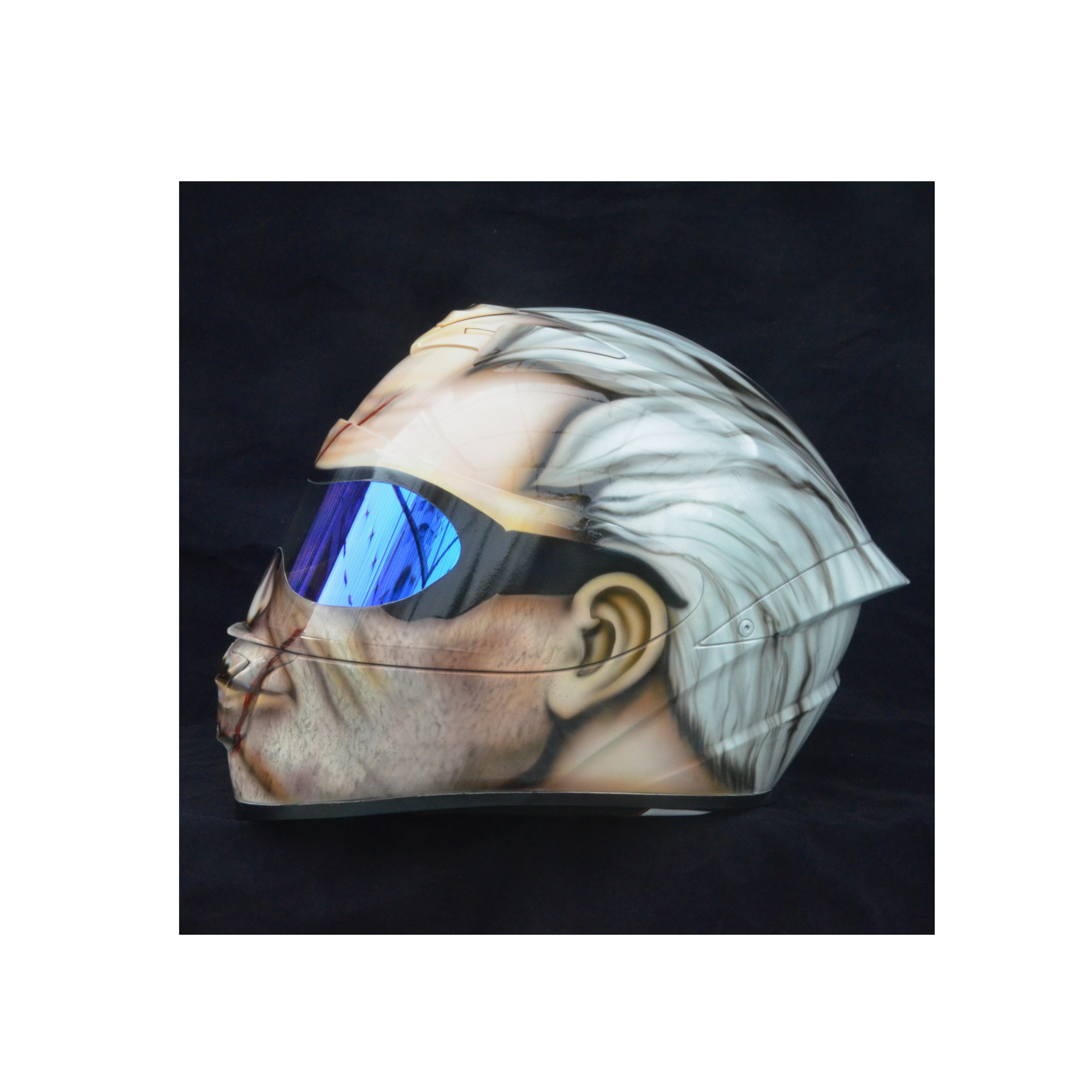 Full-face Custom Motorcycle Helmet motorcycle Skull Helmet - Etsy