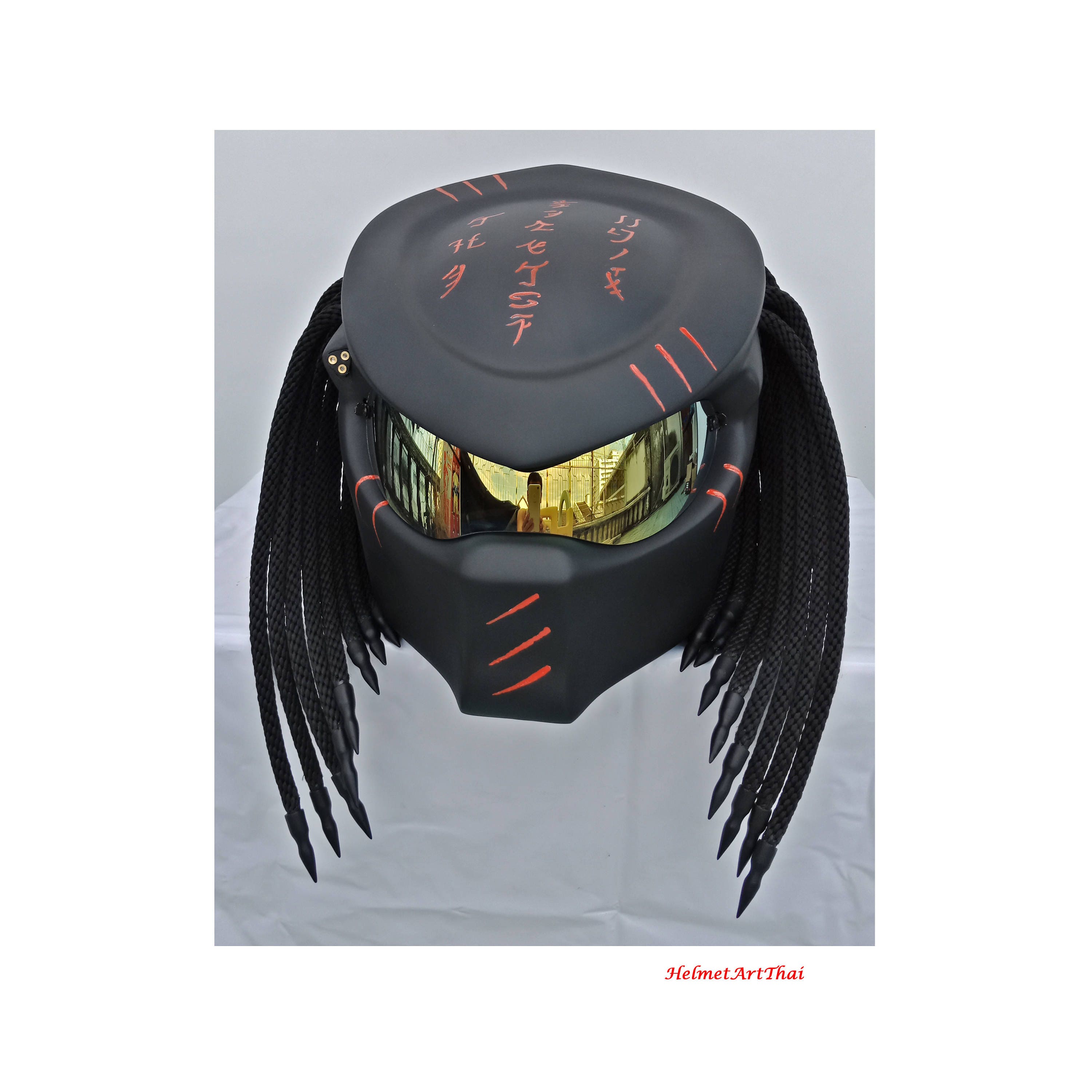 Full-face Predator Motorcycle Helmet custom Predator | Etsy