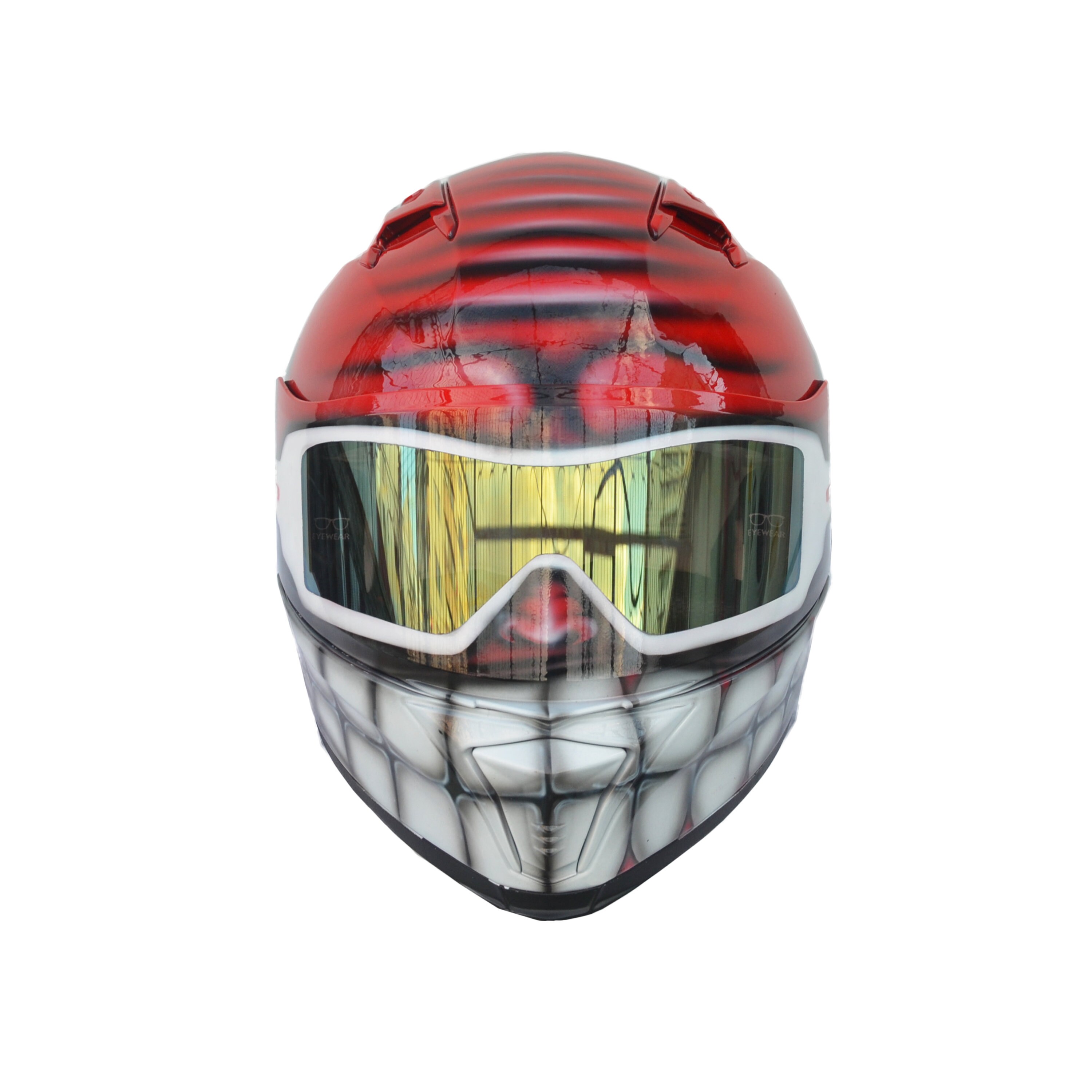 Full-face Custom Motorcycle Helmet motorcycle Skull Helmet - Etsy