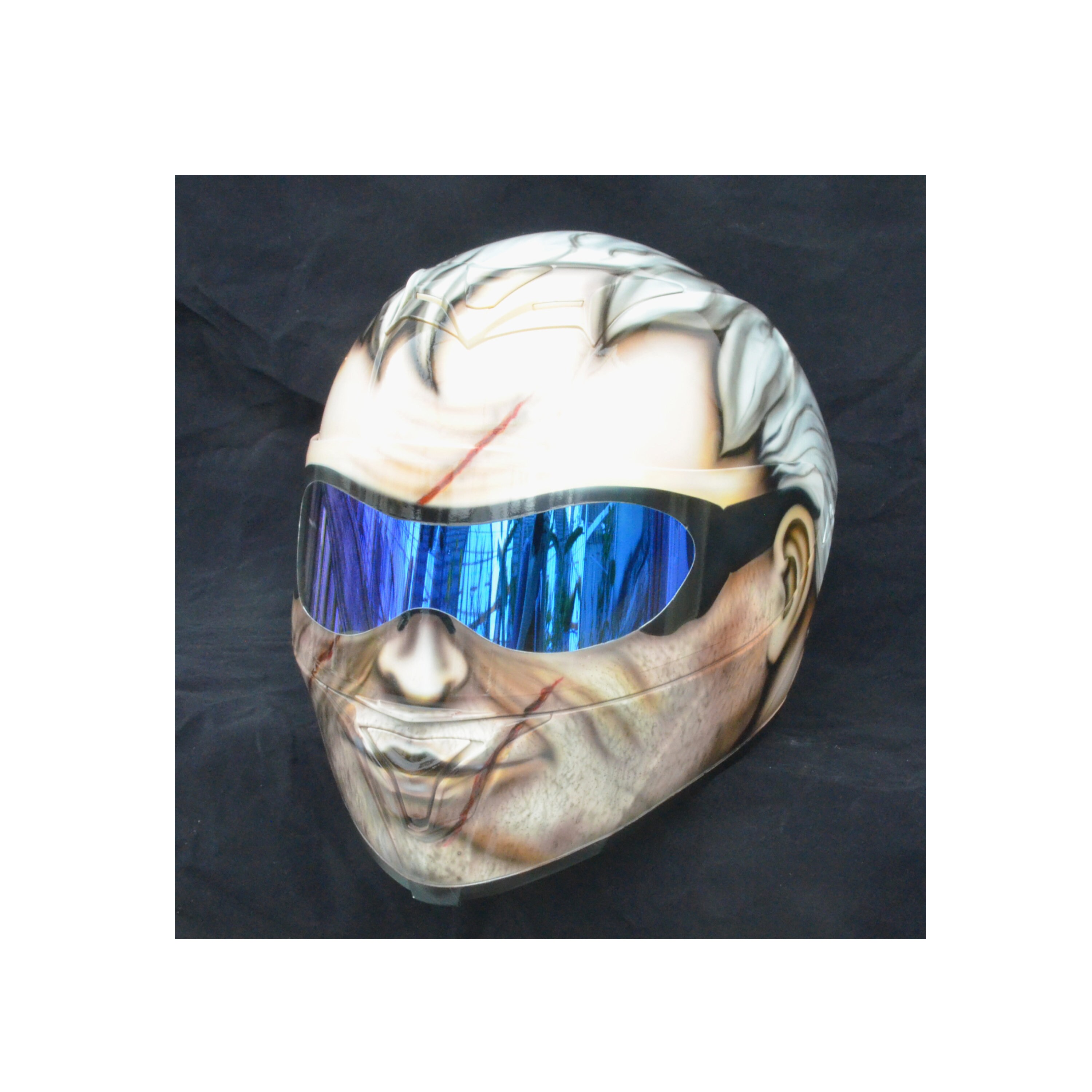 Full-face Custom Motorcycle Helmet motorcycle Skull Helmet - Etsy