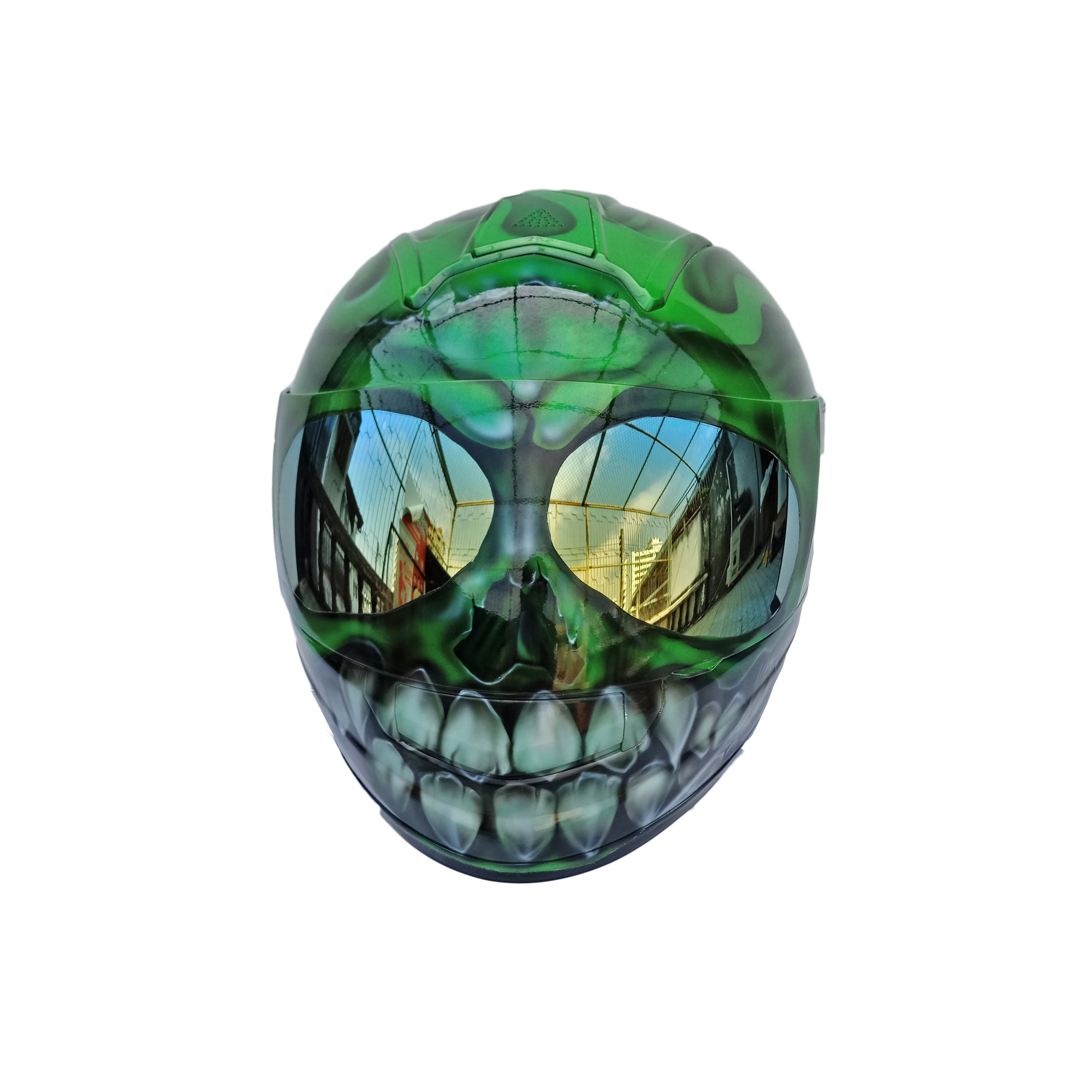 Full-face Custom Motorcycle Helmet motorcycle Skull Helmet | Etsy