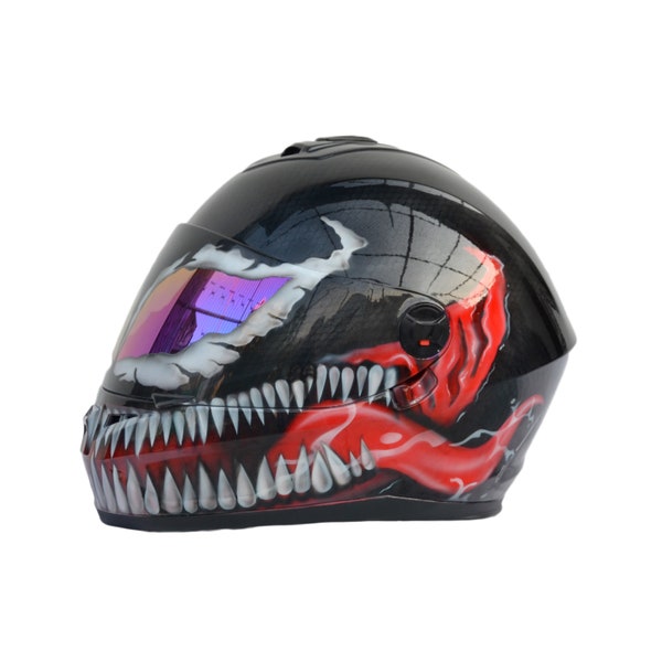 Venom Motorcycle Helmet - Etsy