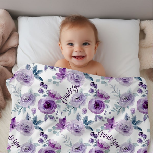 Floral Blanket - Etsy