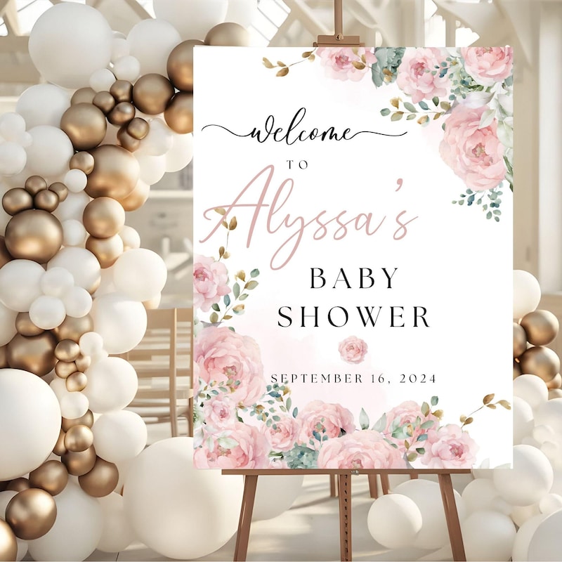 Roses Baby Shower - Etsy