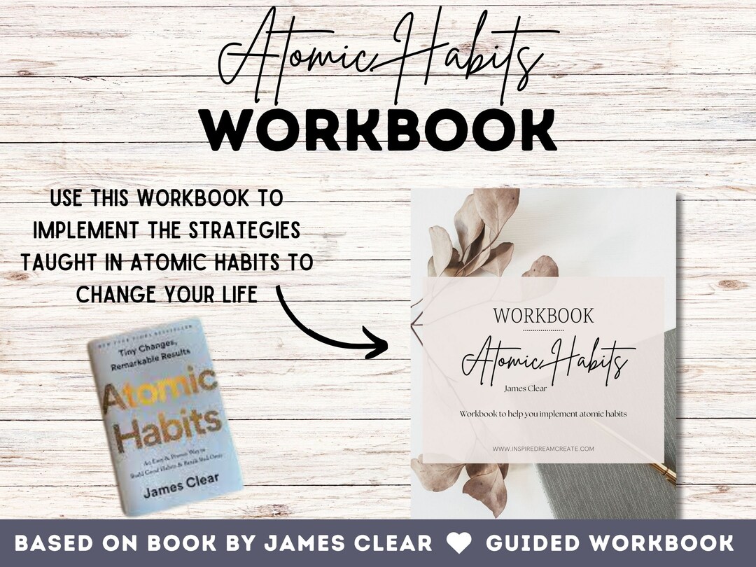 Atomic Habits Workbook | Habit Tracker | Guide for Atomic Habits ...