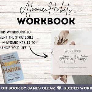 Atomic Habits Workbook | Habit Tracker | Guide for Atomic Habits ...