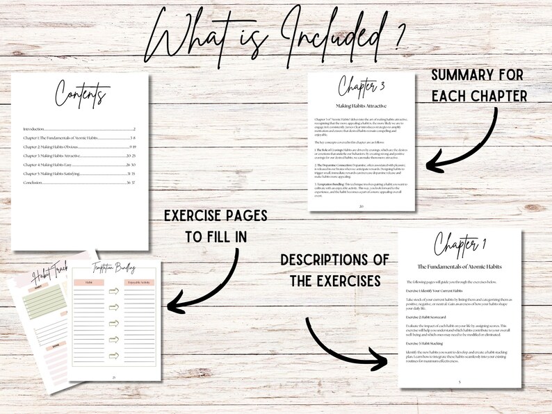 Atomic Habits Workbook | Habit Tracker | Guide for Atomic Habits ...