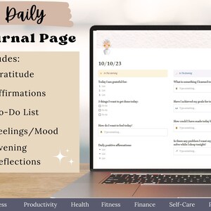 ADHD Notion Life Planner ADHD Notion Template, That Girl, Notion Dashboard, All in One Notion ...
