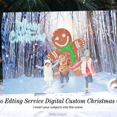 Digital Delivery Funny Gingerbread Man Chase Digital - Etsy