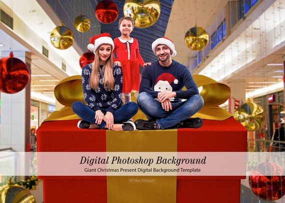 Giant Christmas Gift/present Christmas Digital | Etsy