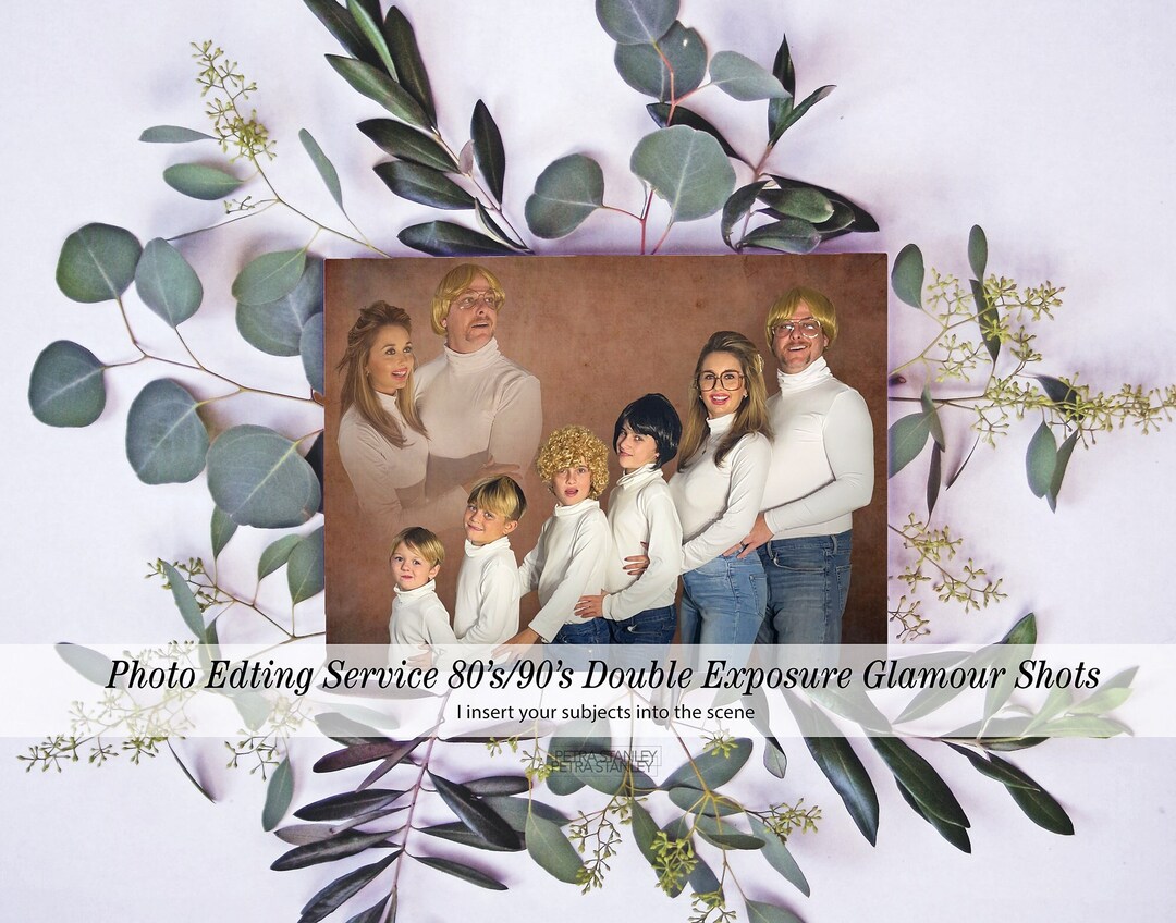 Digital Delivery, Funny 80's Style Double Exposure, Awkward Family ...