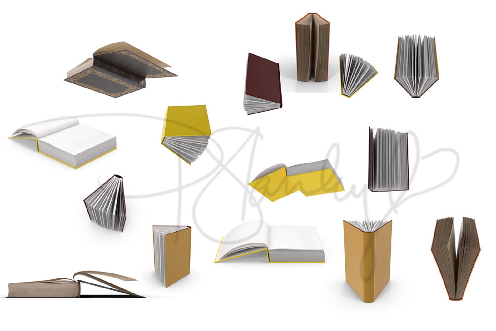 15 Flying Books Overlays Book Overlays Book Overlay | Etsy