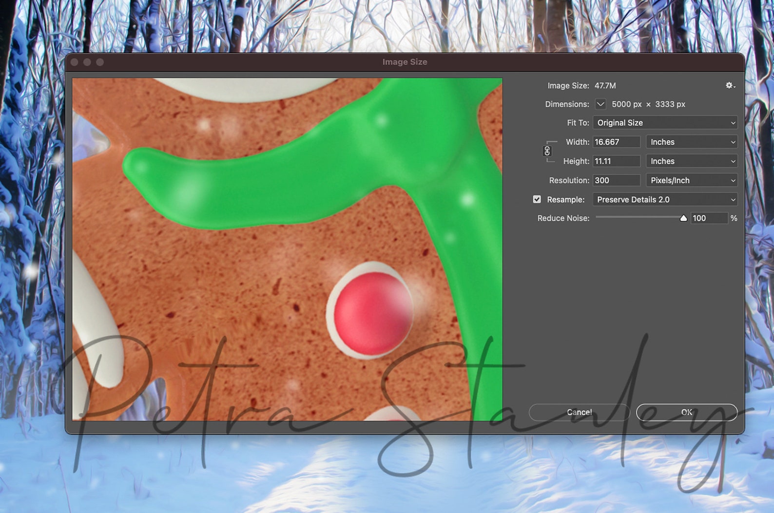 Gingerbread Man Chase Digital Backdrop/background Can't - Etsy