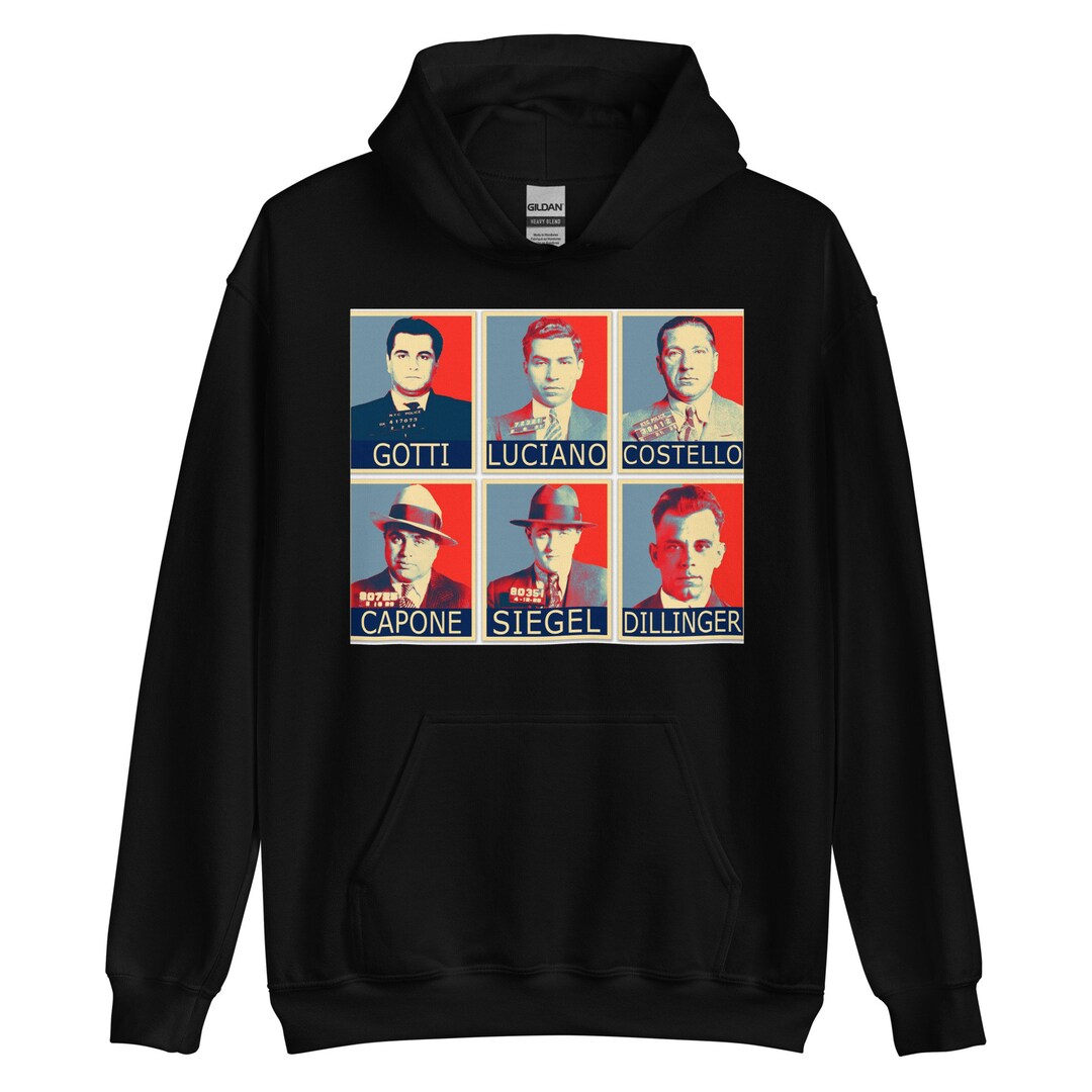 Mob Bosses Hoodie: Gangster Graphic Print - Cozy Mafia Style - Etsy