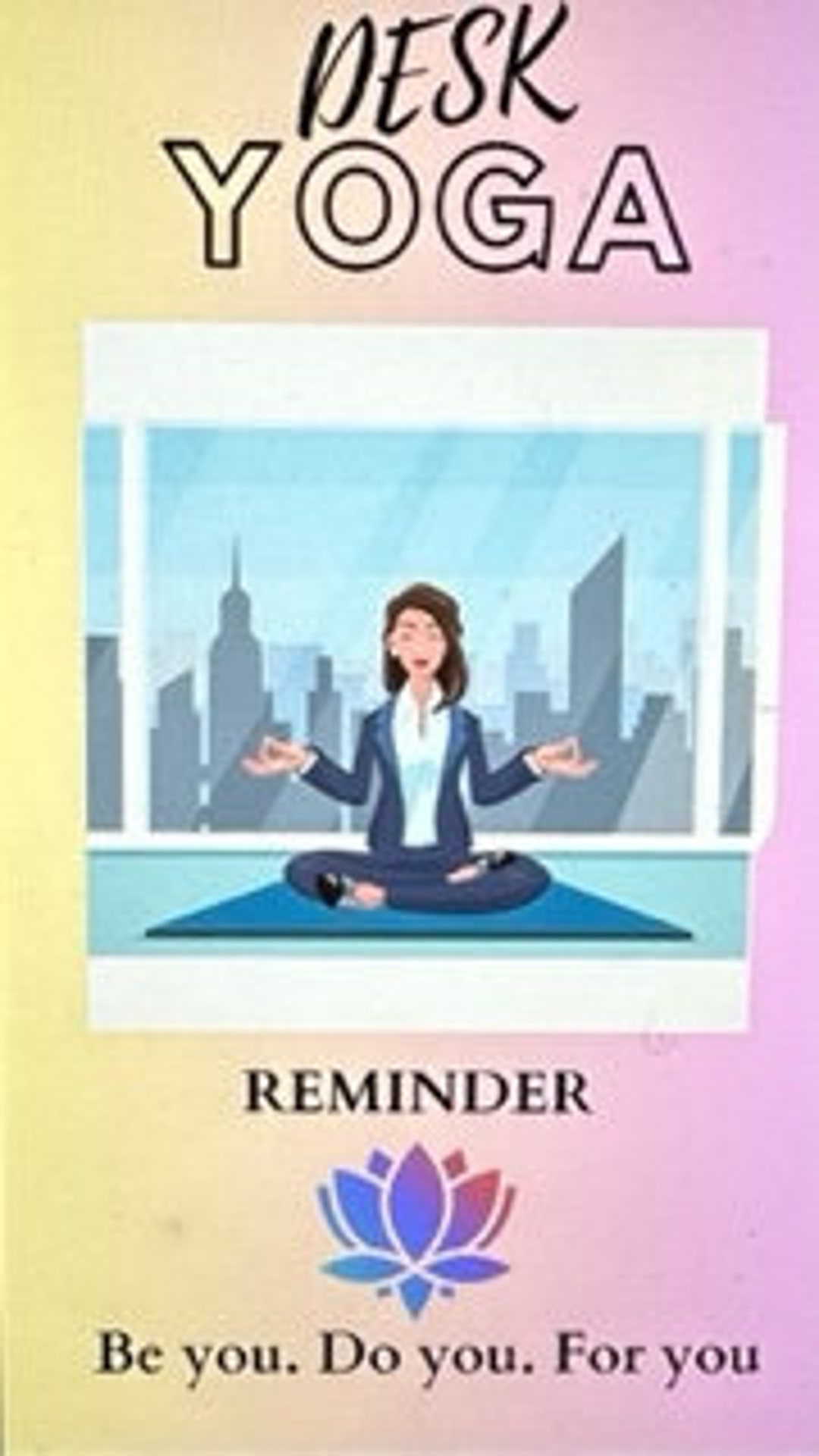 Desk-chair Yoga Guide-digital Download - Etsy