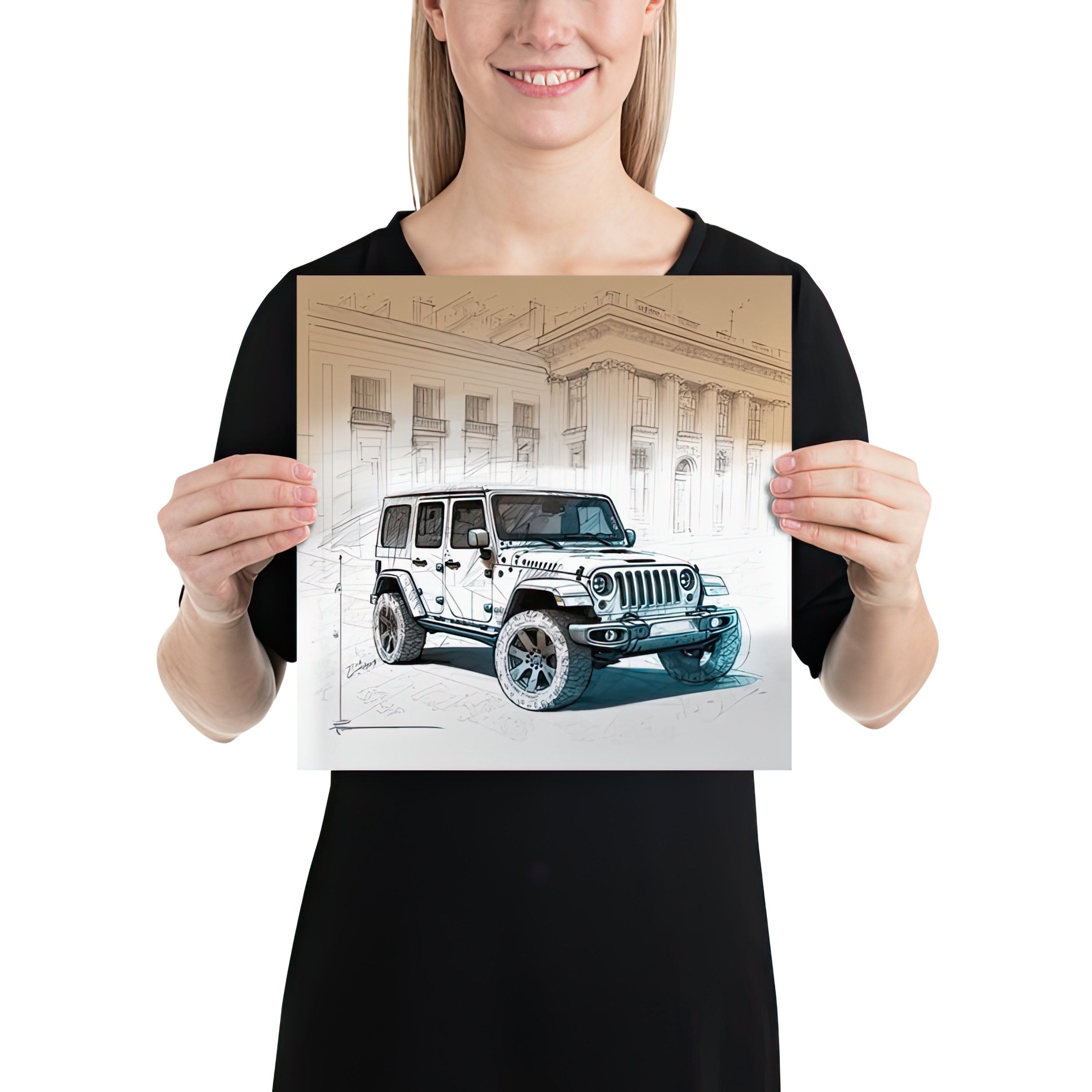 Custom Jeep Wrangler JL Print: Perfect Wall Art for Off-road ...