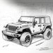 2020 Jeep Wrangler JL Print: High-quality Artwork for Classic Car ...
