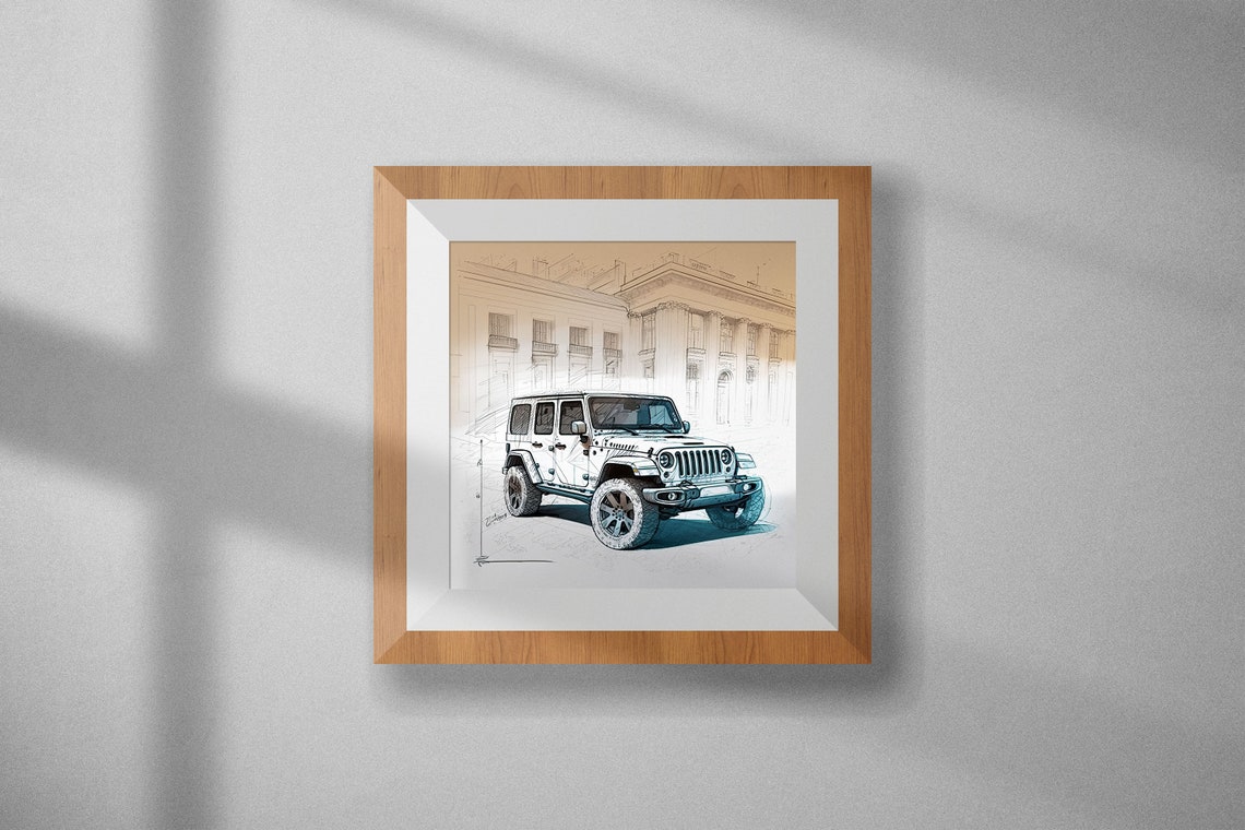Custom Jeep Wrangler JL Print: Perfect Wall Art for Off-road ...