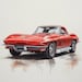1967 Corvette Square Print - Classic Car Art for Vintage Enthusiasts ...
