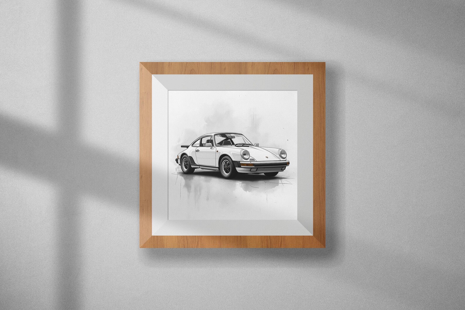 1974 Porsche 911 - Classic Car Art for Vintage Enthusiasts, Gift for ...