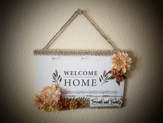 Wild Flower Key Holder With Hooks - Etsy