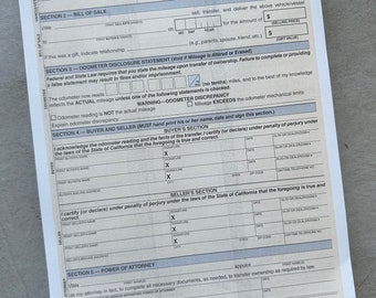 California Dmv - Etsy