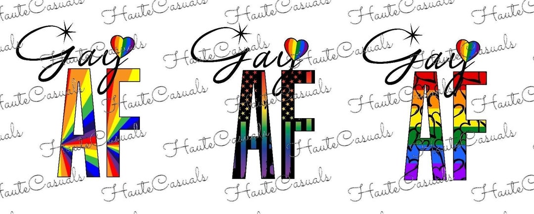 Gayaf 3 Design Multipack Digital Download for Stickers, Tshirt ...