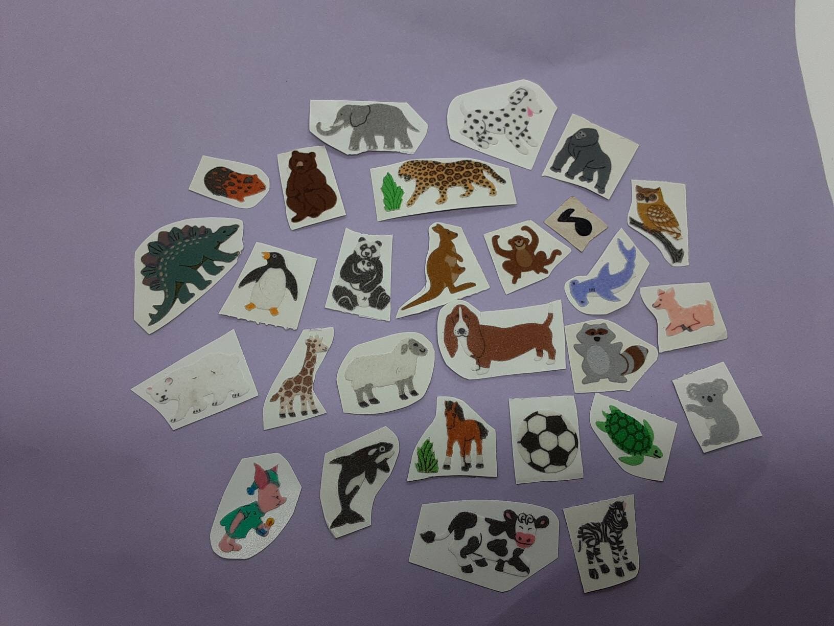 Lot of 28 Vintage 80's Small Sandylion Fuzzy Stickers - Etsy