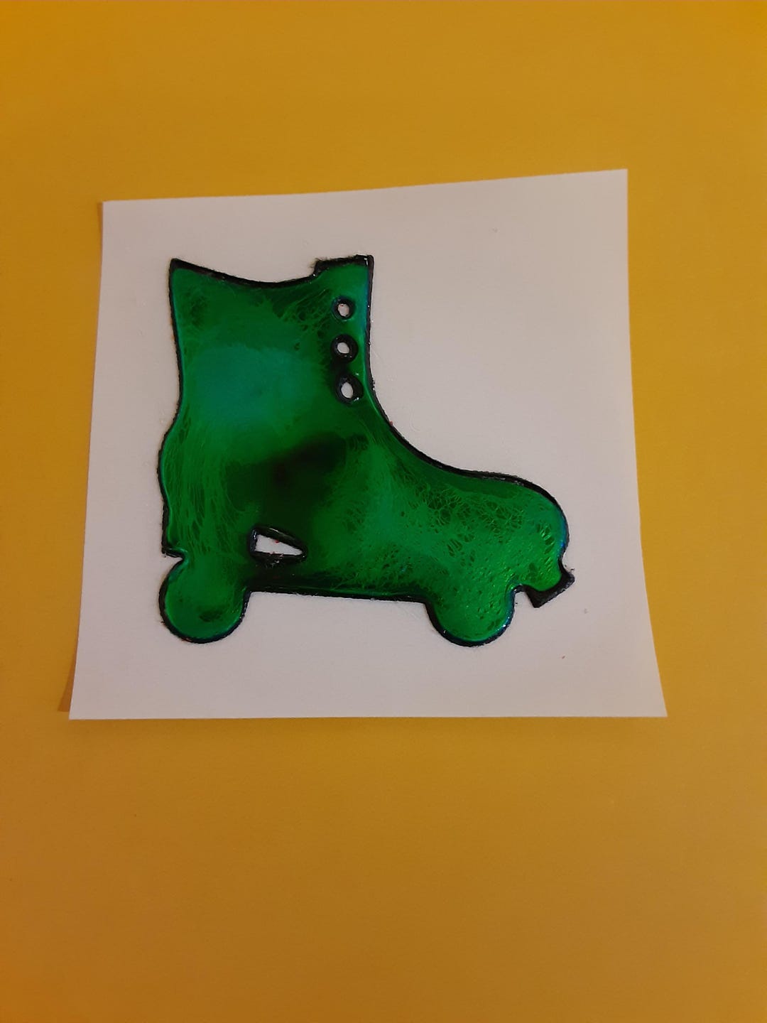Vintage 80's Mystiks Oilies Liquid Crystal Roller Skate Sticker ...
