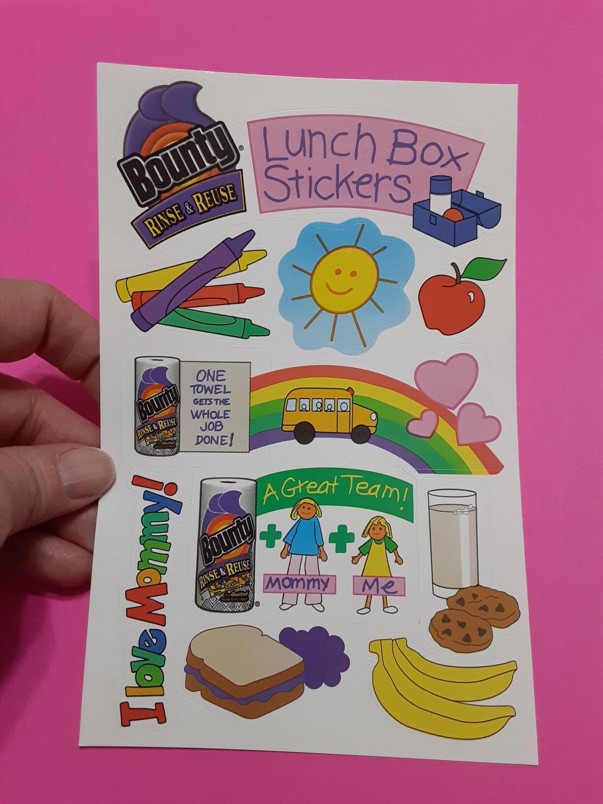 Vintage Bounty Paper Towels Sticker Sheet - Etsy