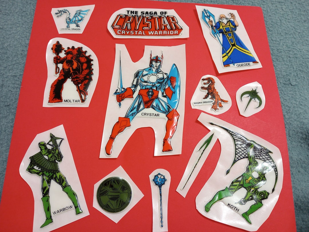 Lot of 12 Restored Vintage 80's the Saga of CRYSTAR CRYSTAL WARRIOR ...