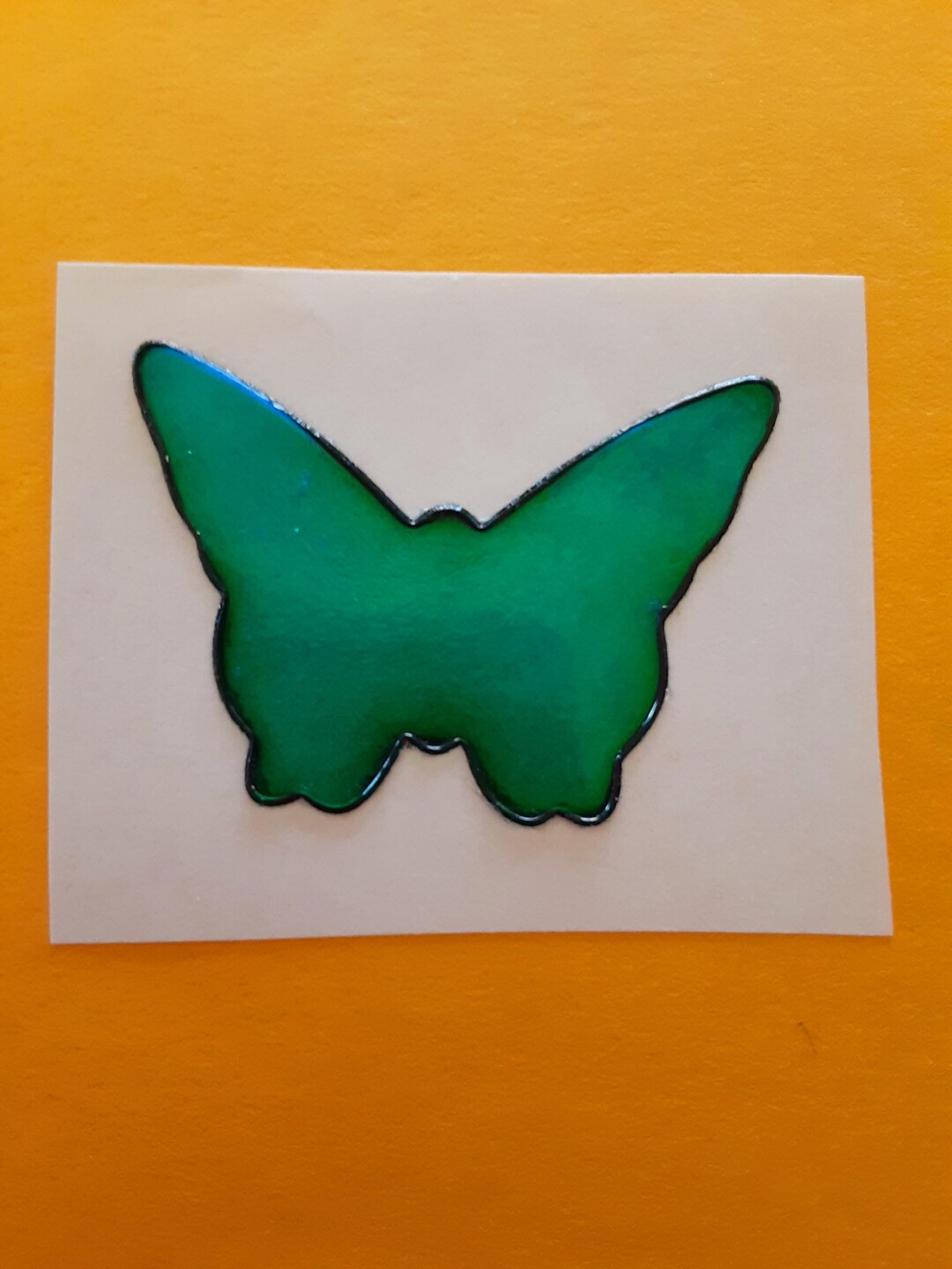 Vintage 80's Mystiks Oilies Liquid Crystal Butterfly Sticker *restored ...