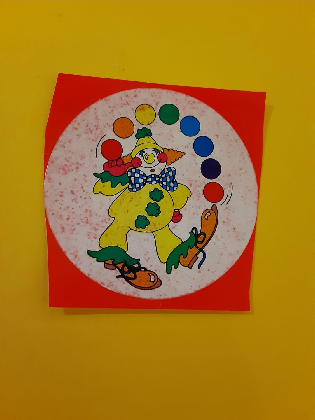 RARE Vintage 80's Delight Dallas Clown Sticker *used* - Etsy
