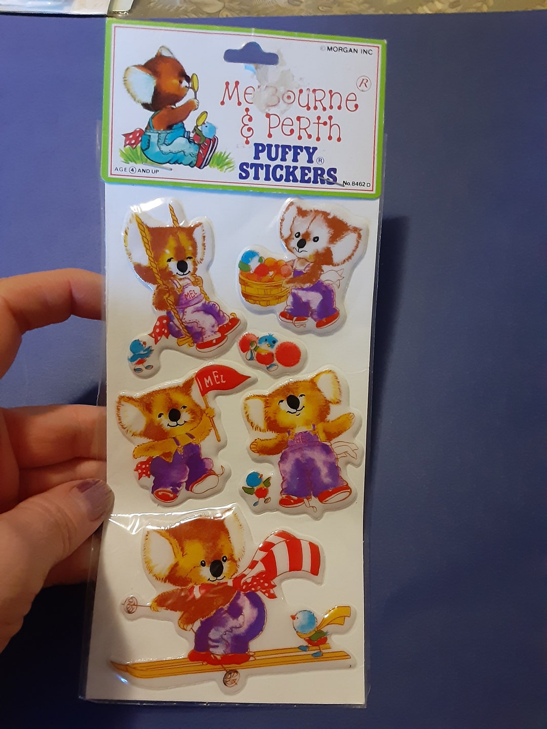 RARE Vintage 80's Imperial Puffy Melbourne & Perth Koalas Sticker ...