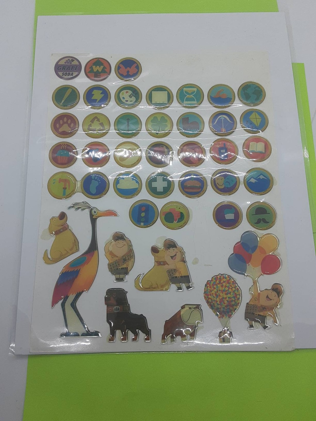 Disney Pixar Movie UP Epoxy Large Sticker Sheet *partial* - Etsy
