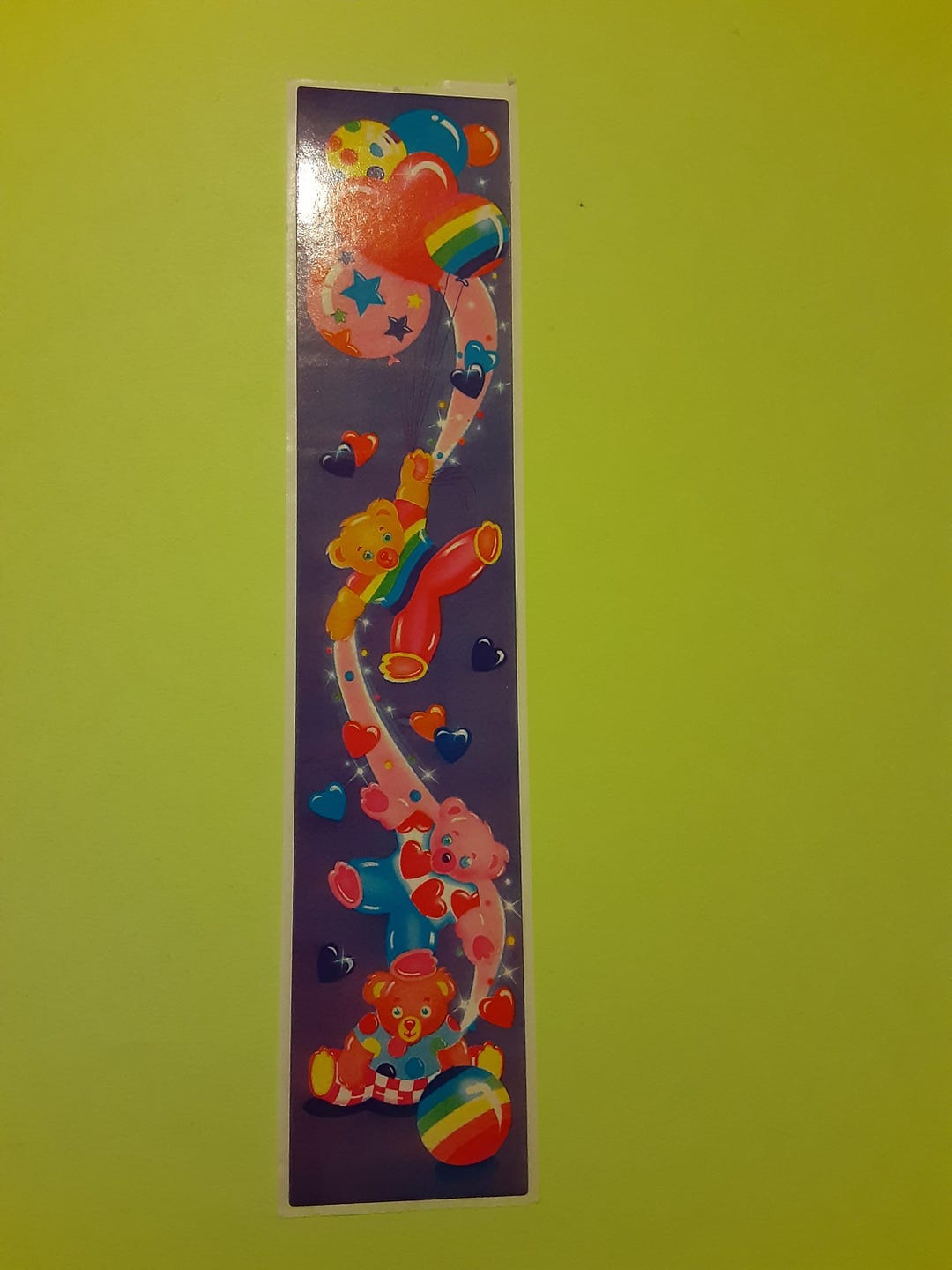 Vintage 80s Lisa Frank Teddies Sticker Strip - Etsy