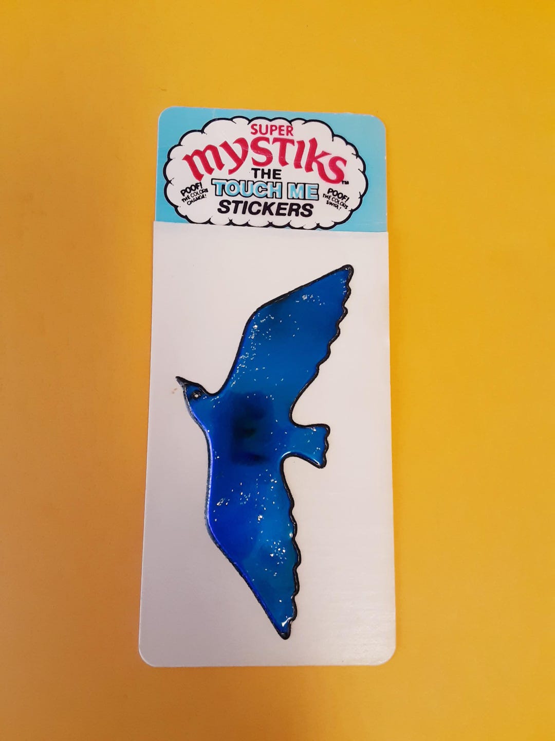 Vintage 80's Super Mystiks Oilies Stickers Seagull Glittery Sticker - Etsy
