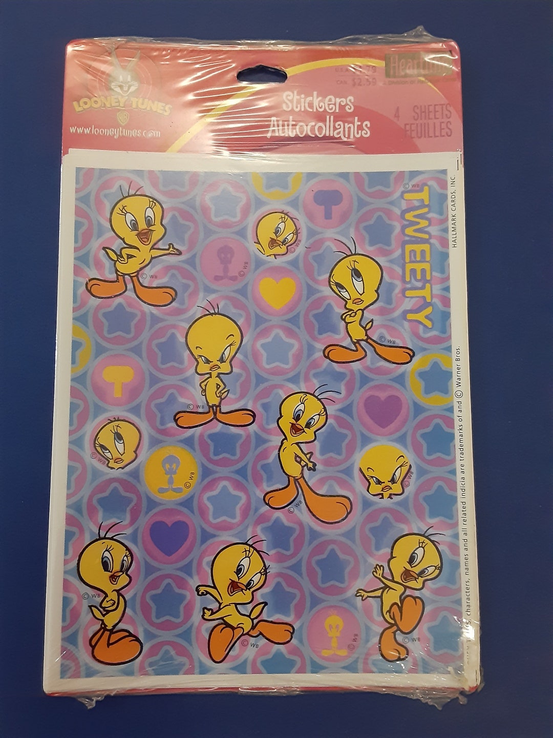 Vintage Heartline Tweetie Bird Sticker Package 4 Sticker Sheets - Etsy