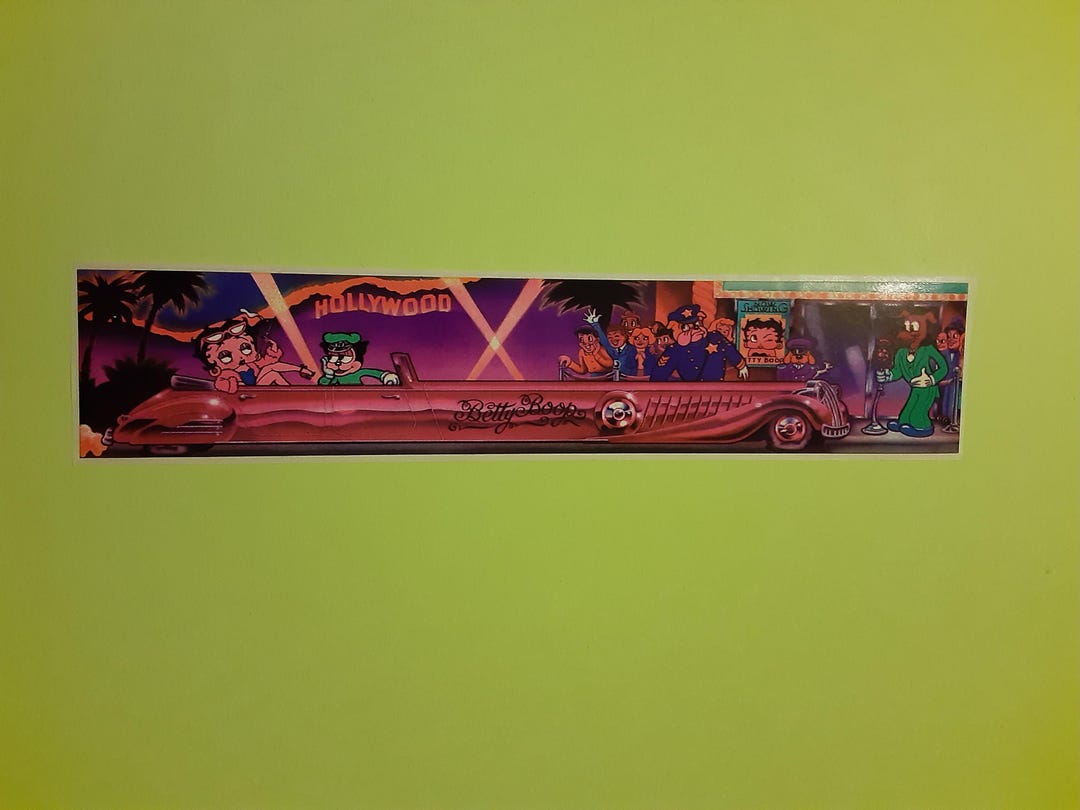 Vintage 80s Lisa Frank Betty Boop Limo Sticker Strip - Etsy