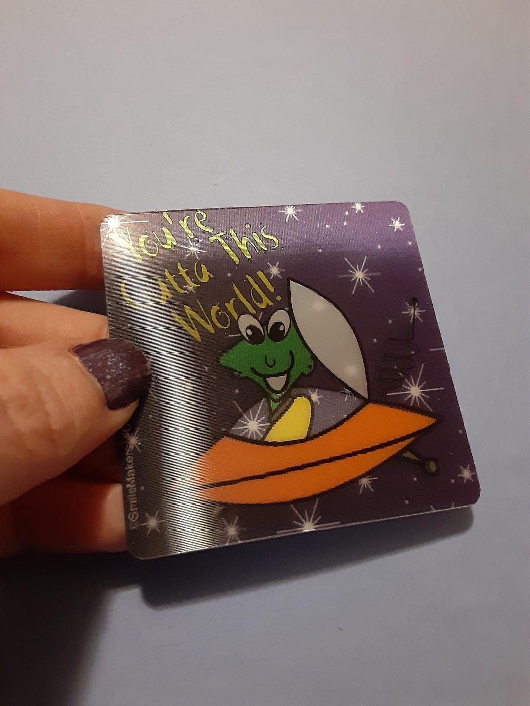 Vintage Smilemakers Lenticular Motion Alien Sticker - Etsy