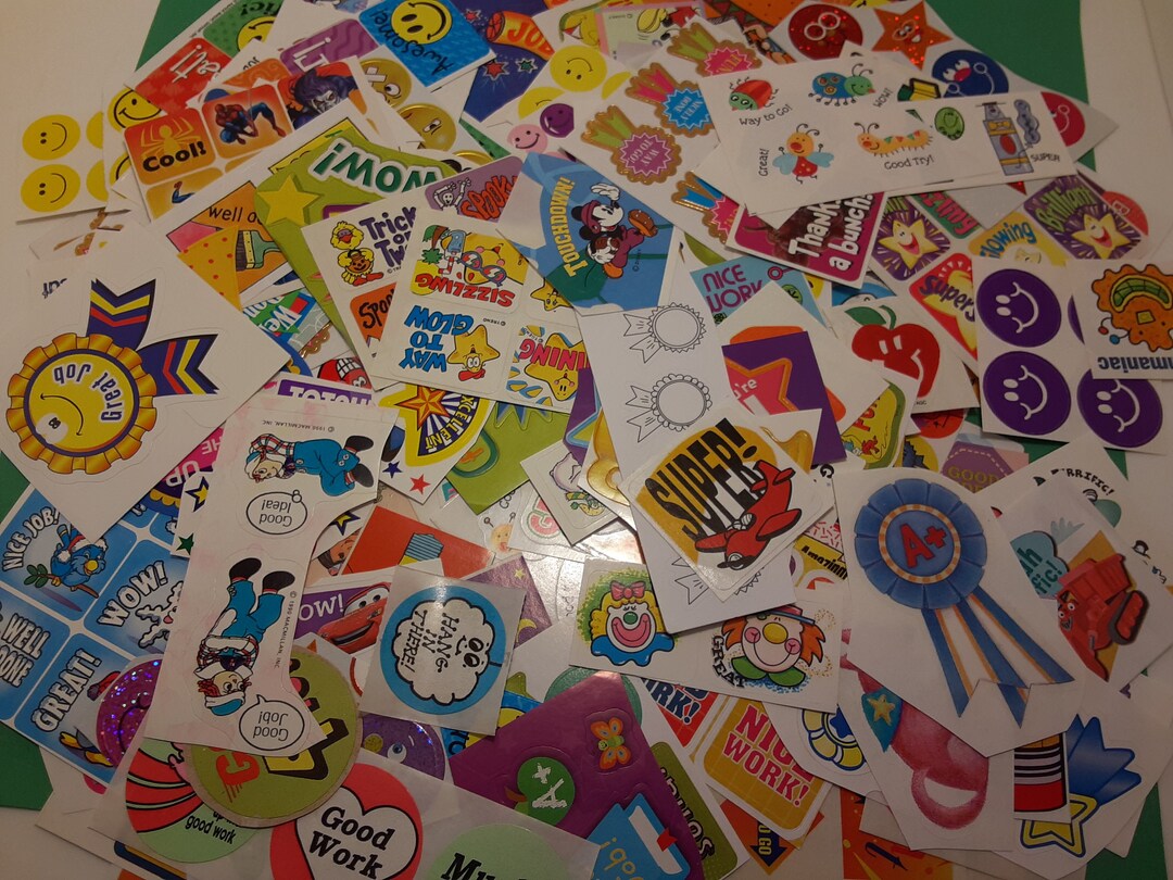 Huge Reward Sticker Lot 193 Pieces!! ATTN: TEACHERS!! - Etsy