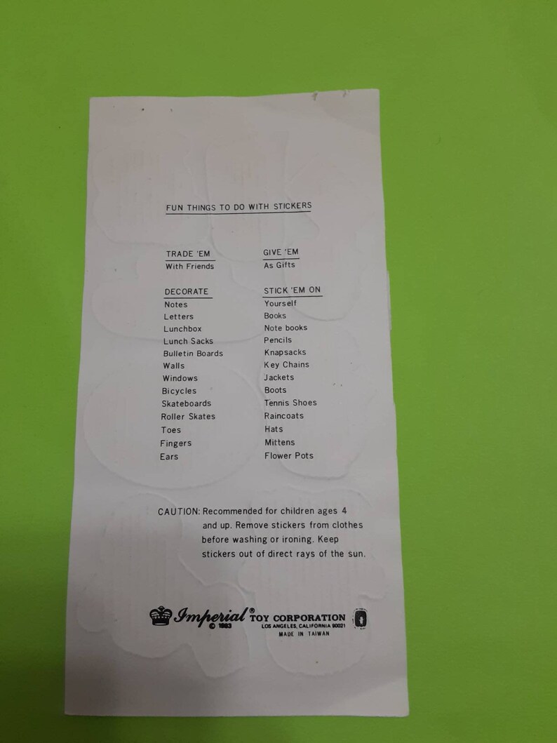 RARE Vintage 80's Grape Kool-aid Scratch N Sniff Puffy - Etsy