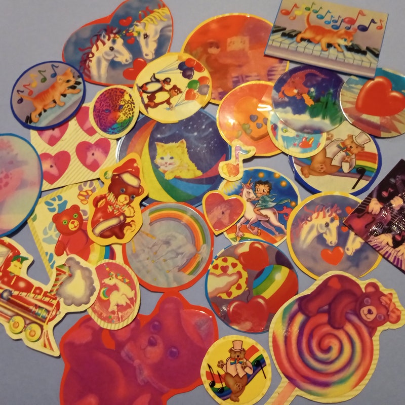 Lisa Frank Stickers - Etsy