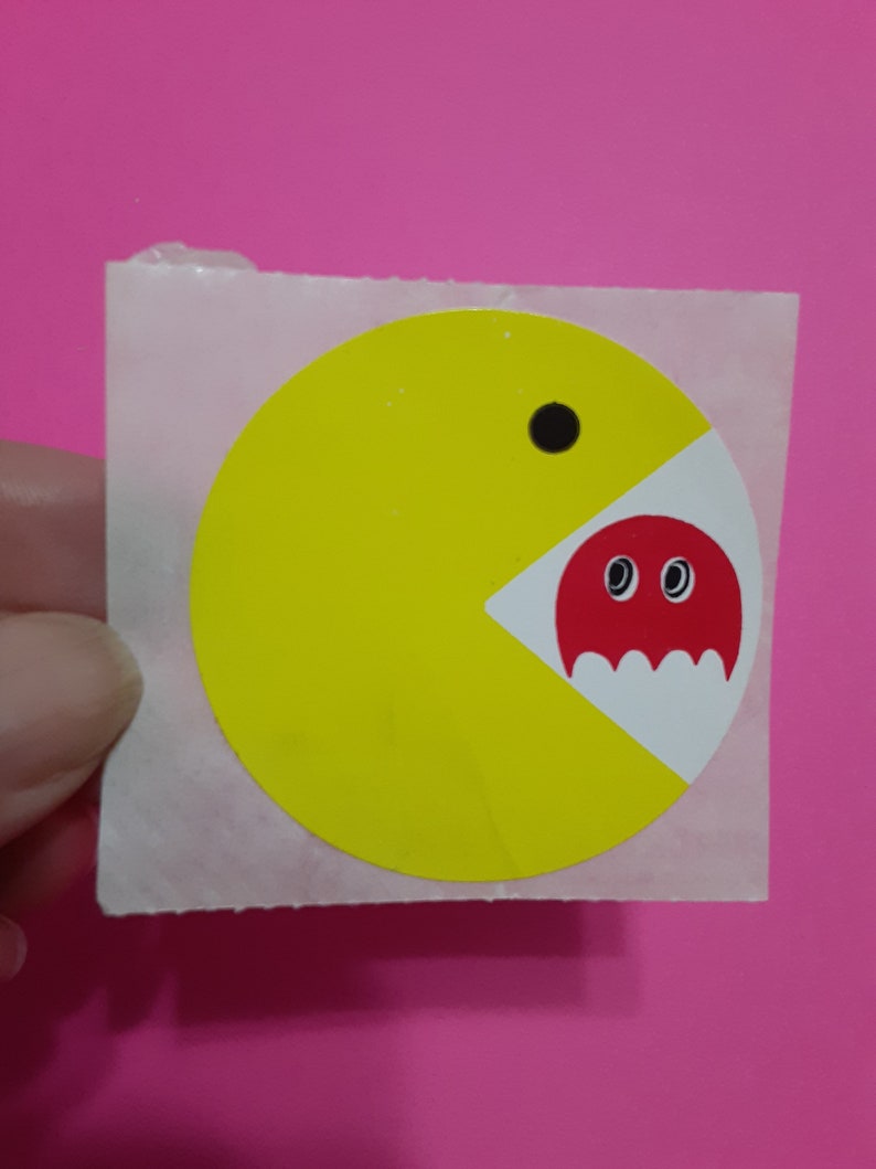 Vintage 80's Sandylion Pac-man Sticker Module *damaged* - Etsy