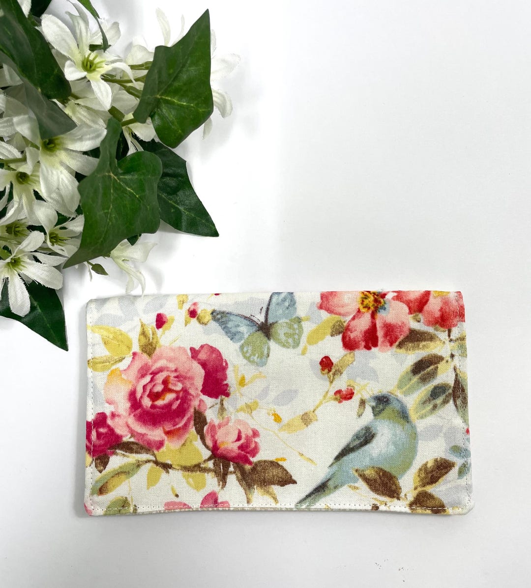 Fabric Checkbook Wallet for Women With Receipt Holder - Etsy