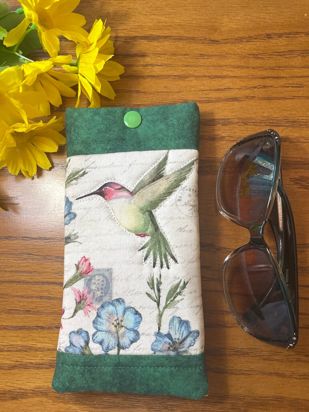 Hummingbird Fabric Padded Eyeglass Case Pouch Gift for Step Mom - Etsy