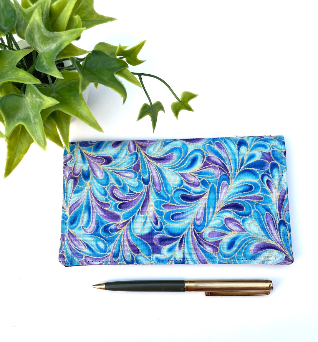Stylish Fabric Checkbook and Receipt Holder for Women - Etsy