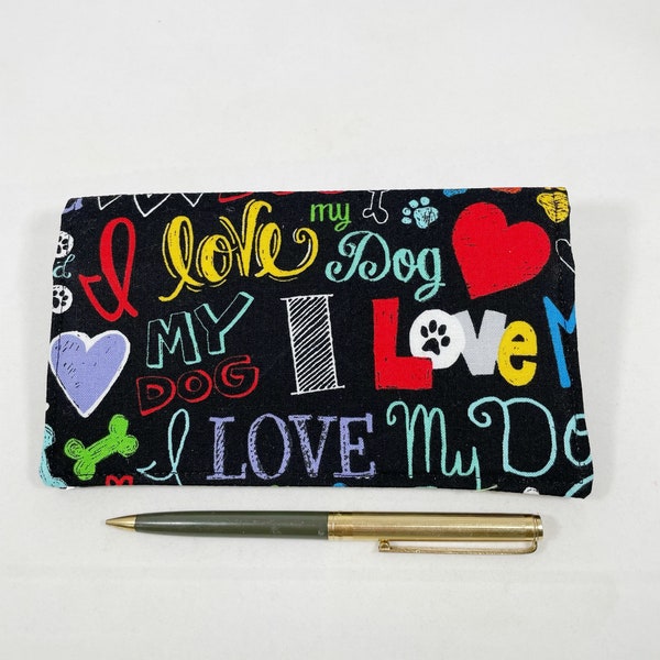 Dog Checkbook Cover - Etsy